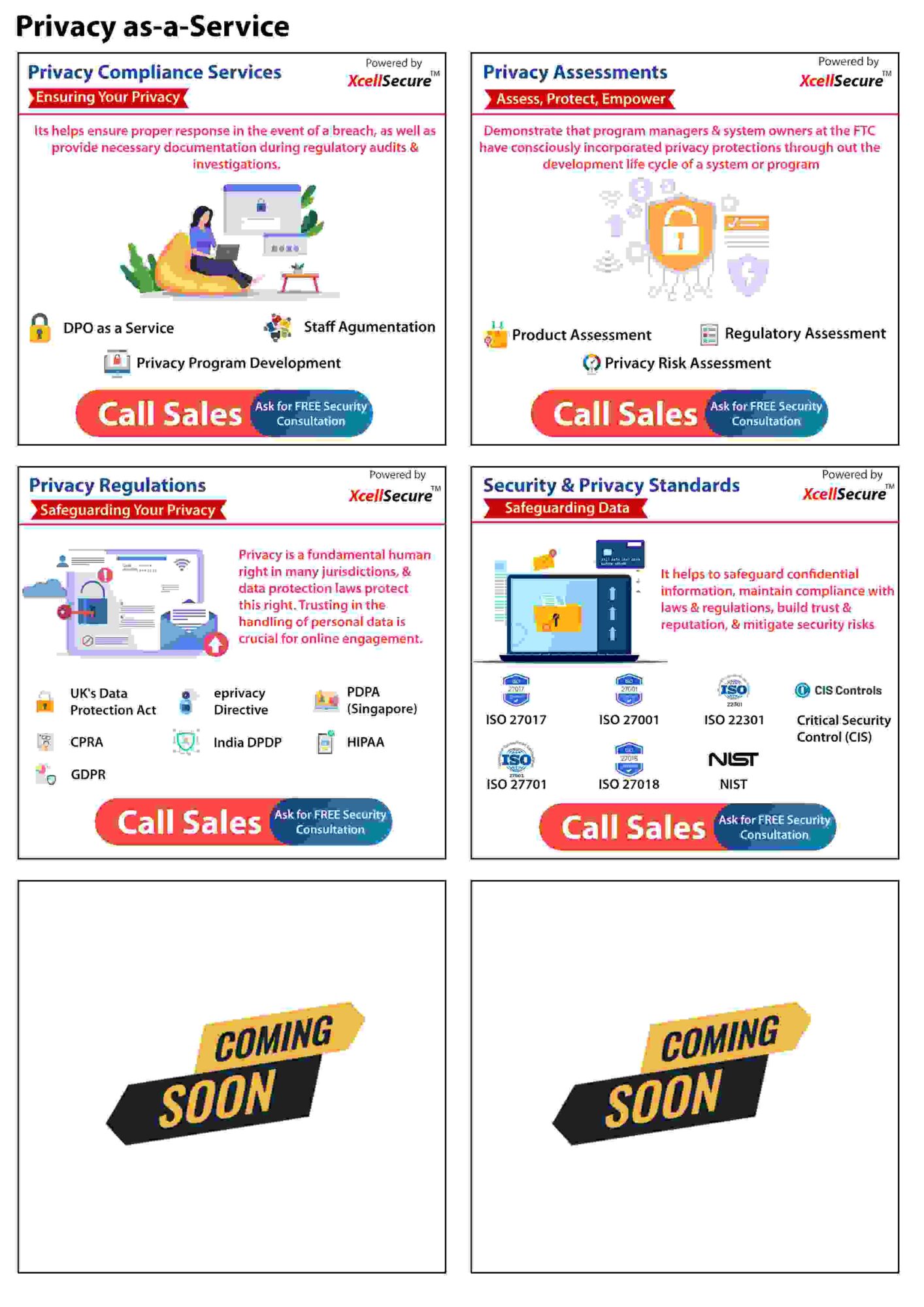 Privacy as-a-Service - Xcellhost